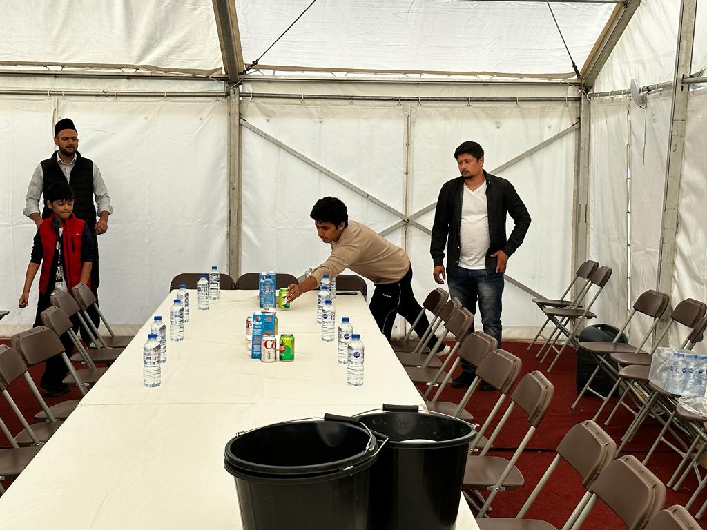 Oxford Khuddam On site for National Ijtema - MKA UK